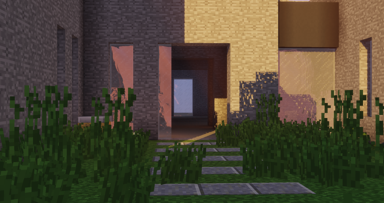 Scottish clean and modern house Minecraft Map