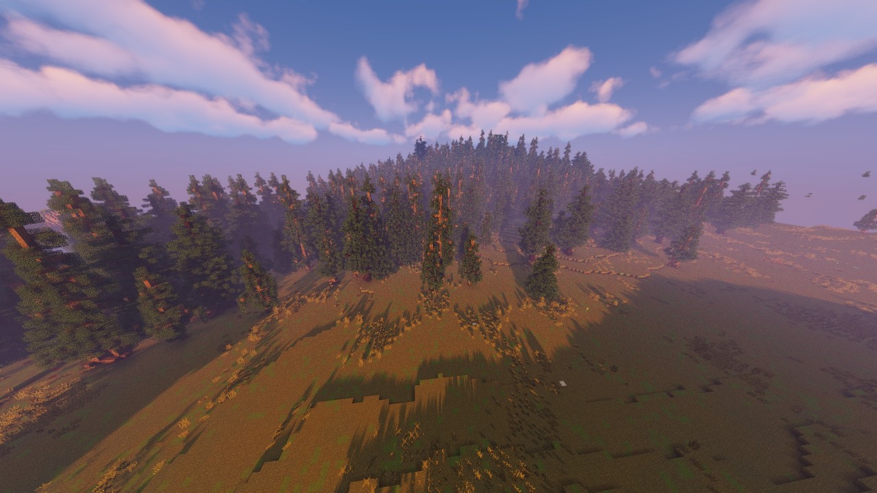 Custom Pine Landscape Island Minecraft Map