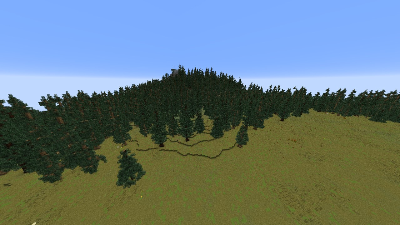 Custom Pine Landscape Island Minecraft Map