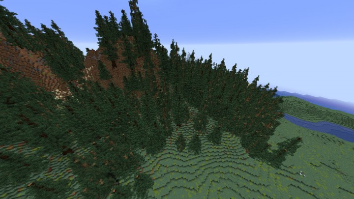 Custom Pine Landscape Island Minecraft Map