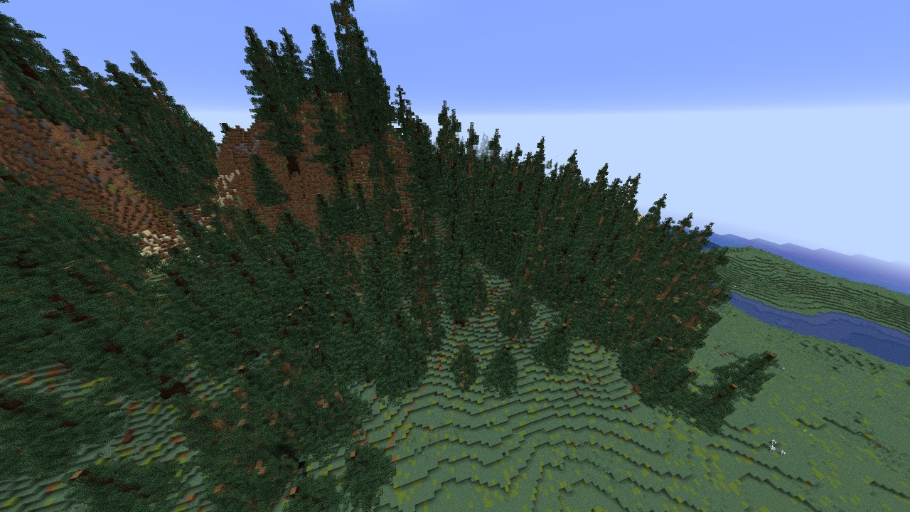 Custom Pine Landscape Island Minecraft Map