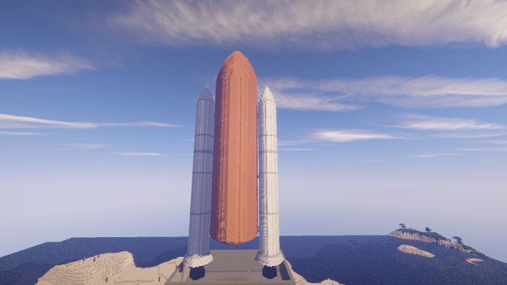 space shuttle Minecraft Map