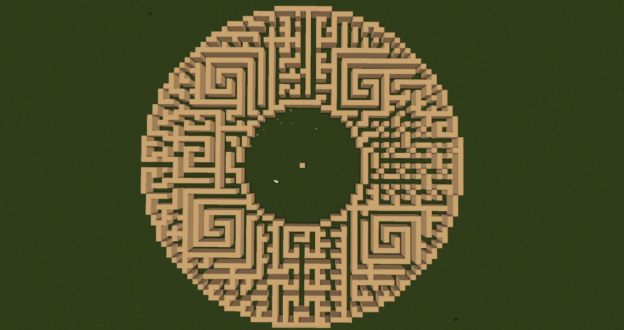 Cretan maze Minecraft Map
