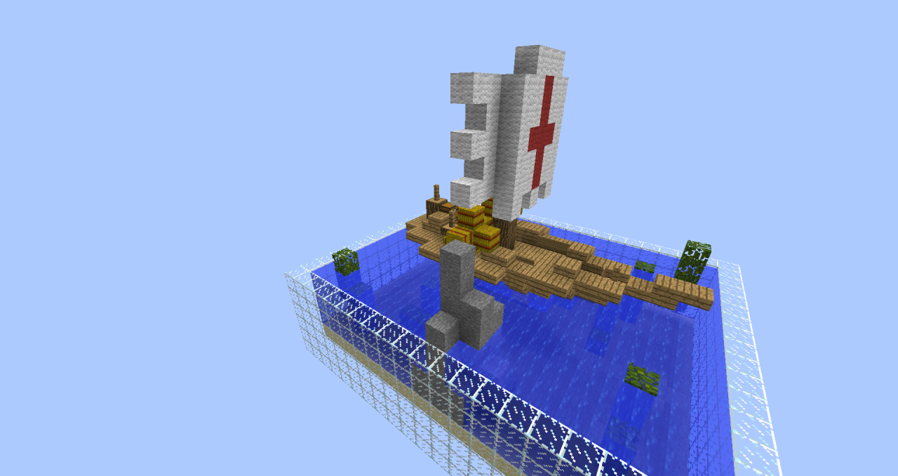 Boat in a box Minecraft Map