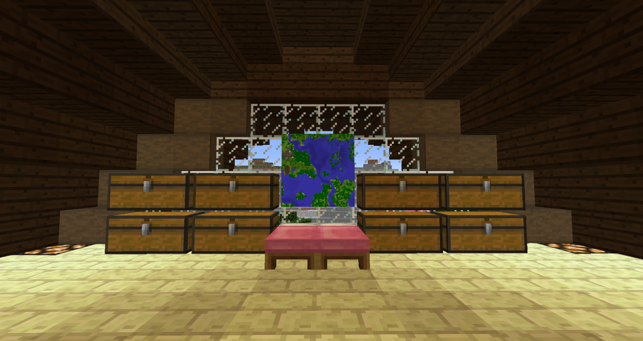 Survival Dark Oak Home Minecraft Map