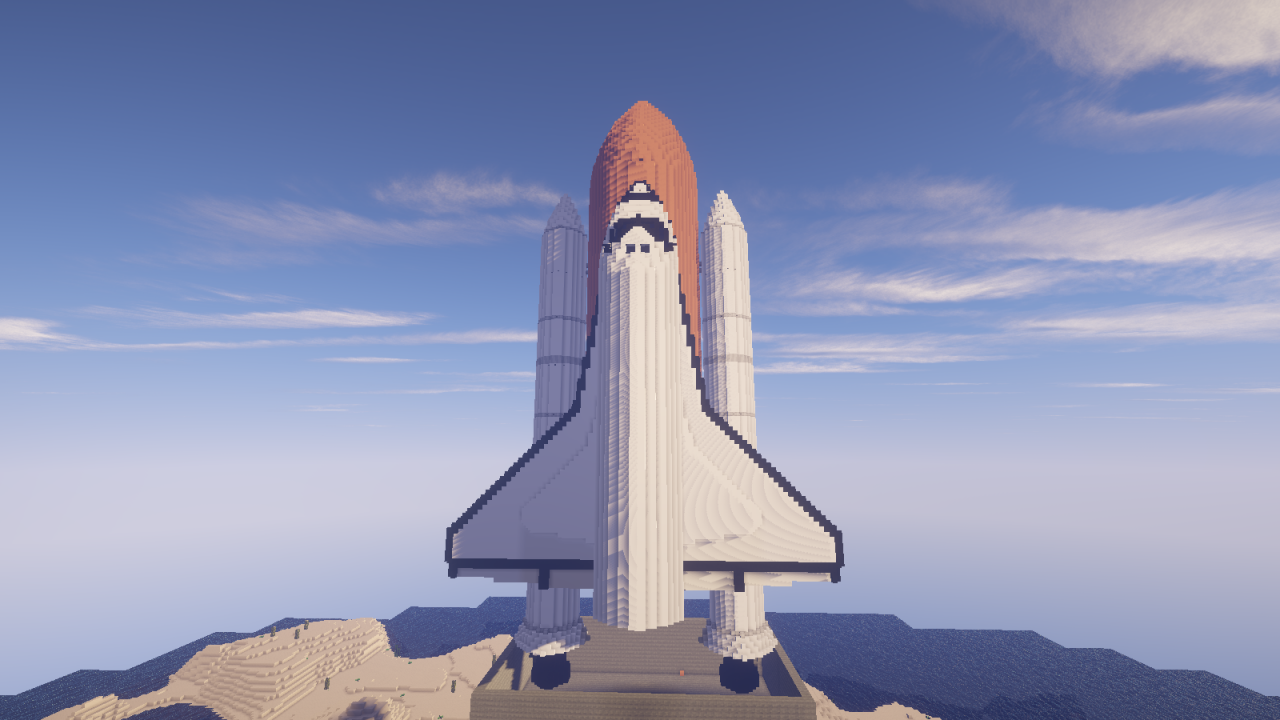 space shuttle Minecraft Map