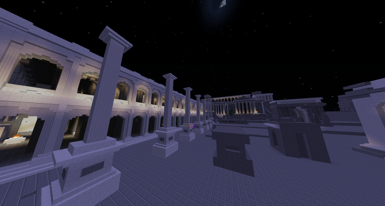 Forum Romanum in Ancient Rome Minecraft Map