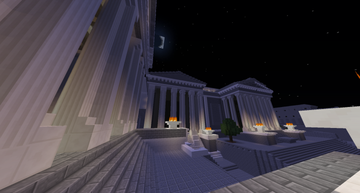 Forum Romanum in Ancient Rome Minecraft Map