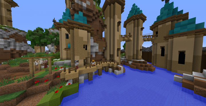 THE TURQUOISE CITY Minecraft Map