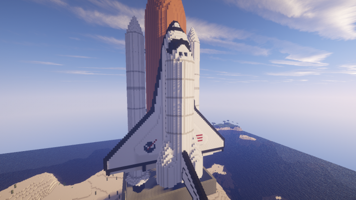 space shuttle Minecraft Map