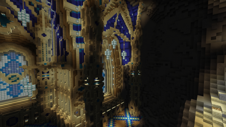 Underground Mountain Temple Minecraft Map
