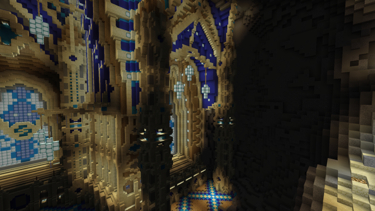 Underground Mountain Temple Minecraft Map
