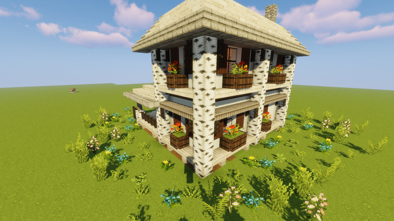 Spring house Minecraft Map