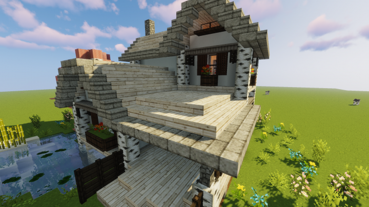 Spring house Minecraft Map