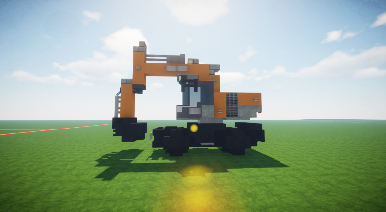 Wheel Excavator Minecraft Map