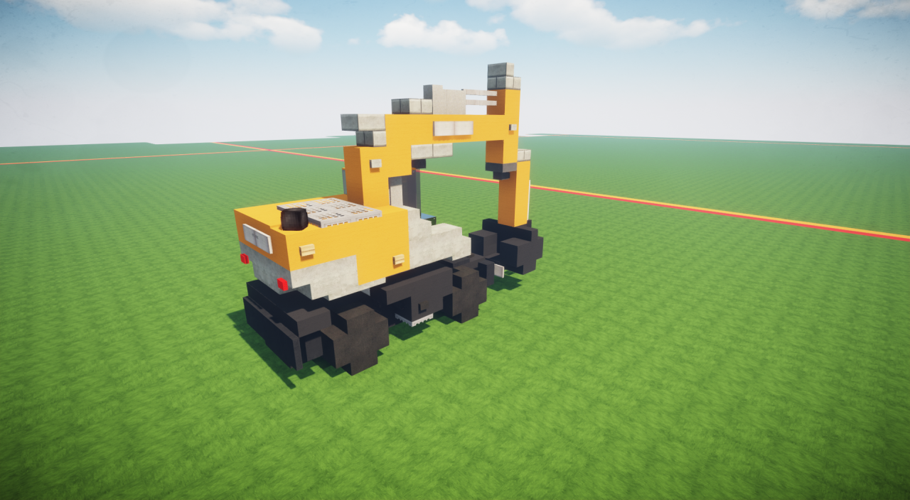 Wheel Excavator Minecraft Map