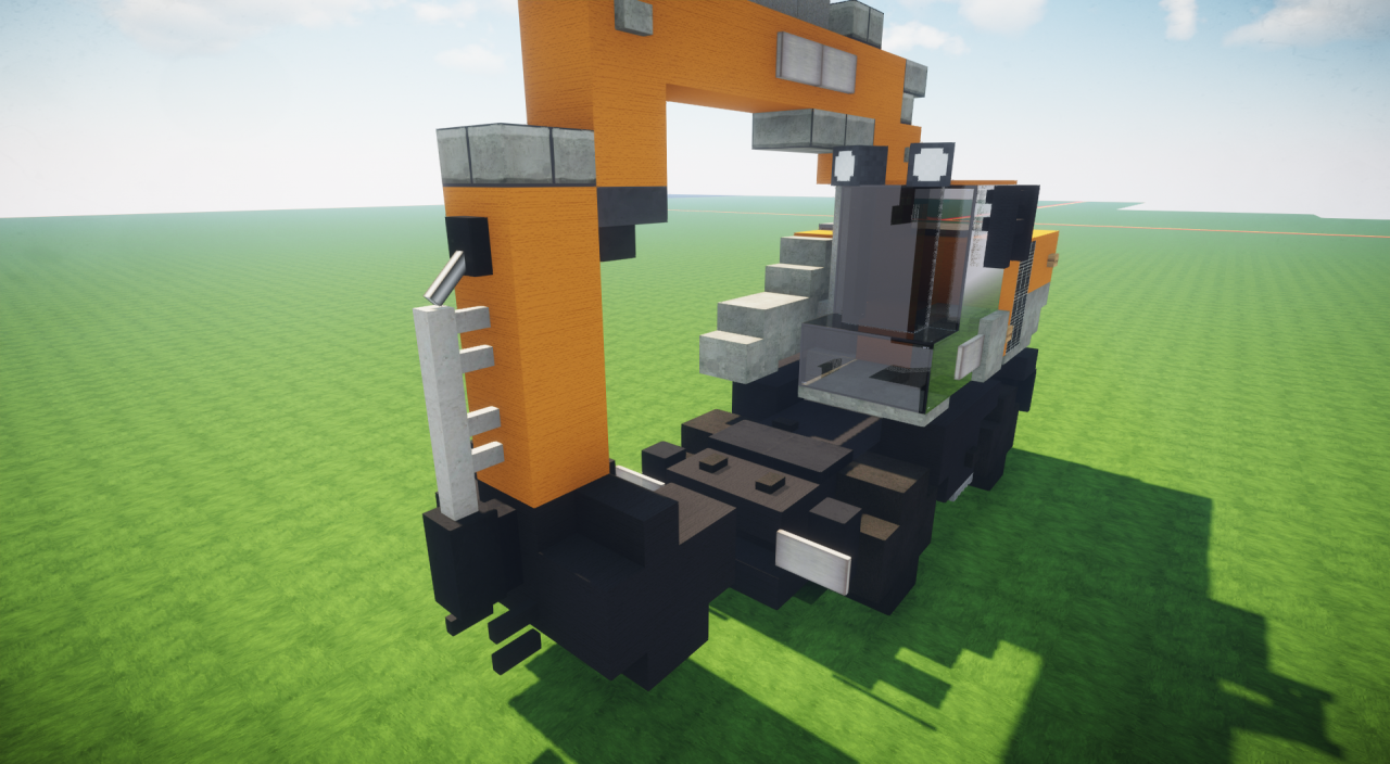 Wheel Excavator Minecraft Map