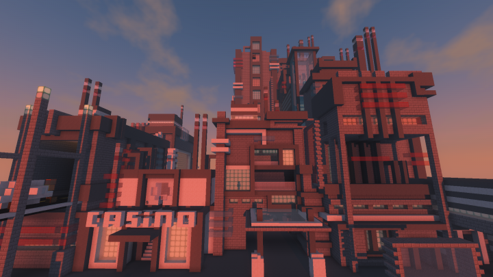 A Futuristic Timezone Minecraft Map