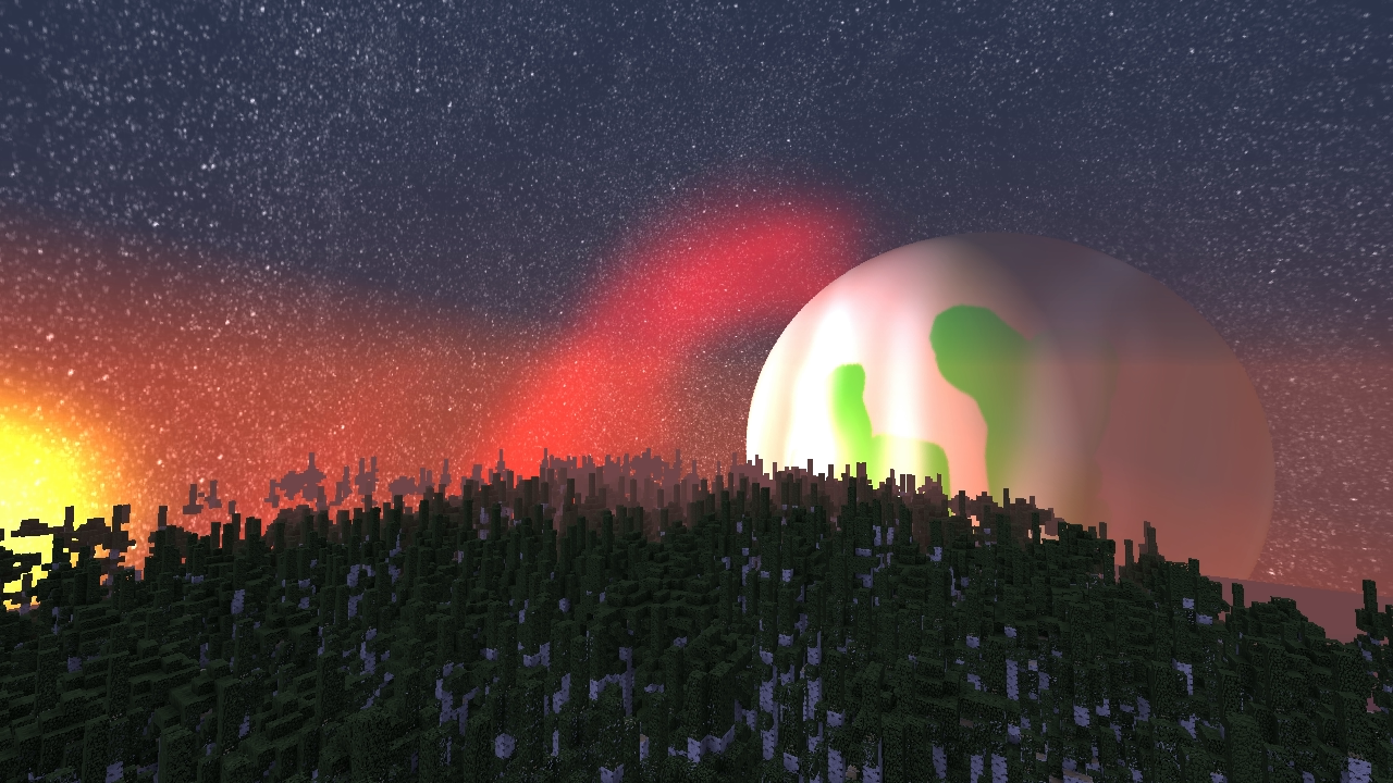 RED STRAIGHTS | Custom Sky! Minecraft Texture Pack