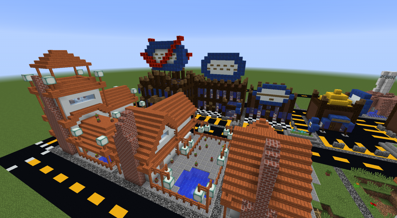 3-Building City Upgrades Minecraft Map