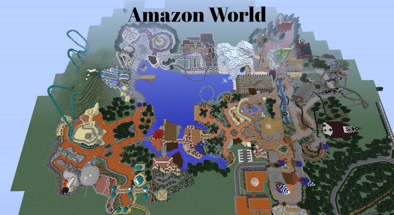 HIGHLAND KINGDOM RESORT - Minecrafts largest Theme Park Resort ...