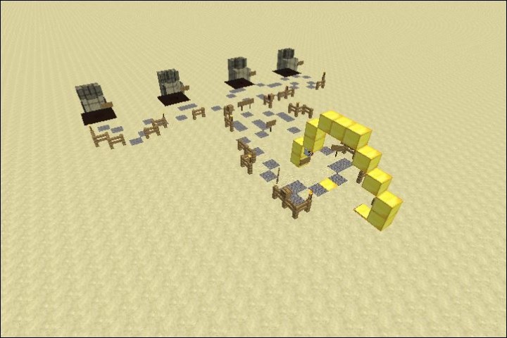 Learning How to Bridge Minecraft Map