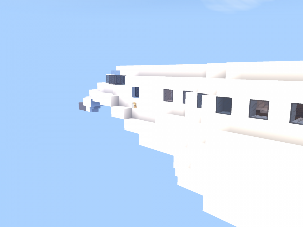 Waverider (Hypersonic Airliner) Minecraft Map