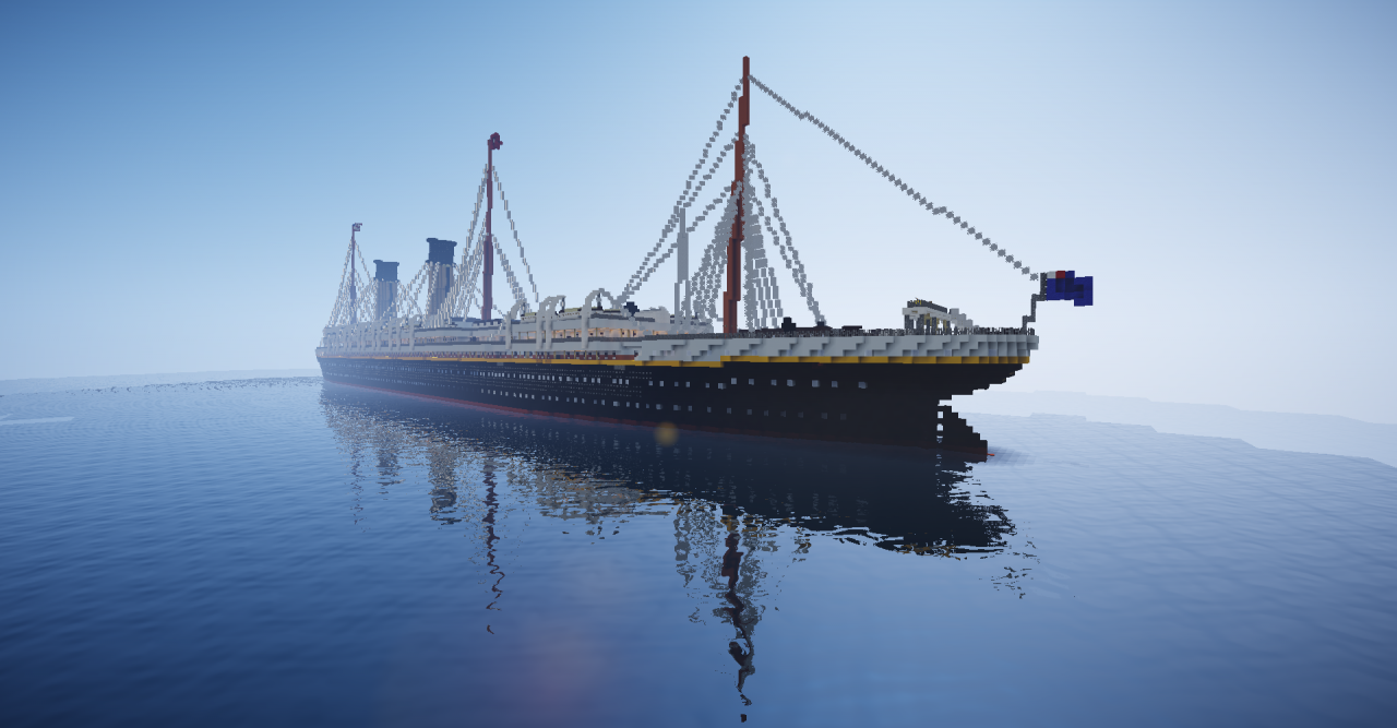 RMS Oceanic 1899 "Queen of the Seas" Exterior Model Minecraft Map