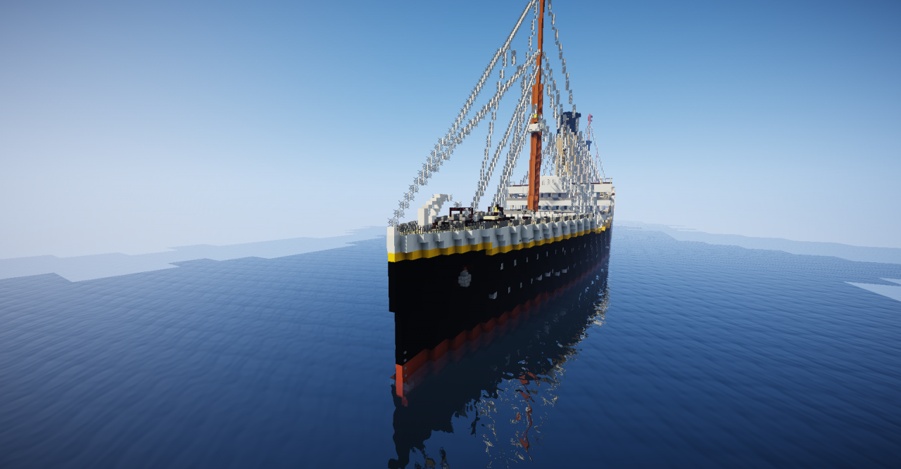RMS Oceanic 1899 "Queen of the Seas" Exterior Model Minecraft Map