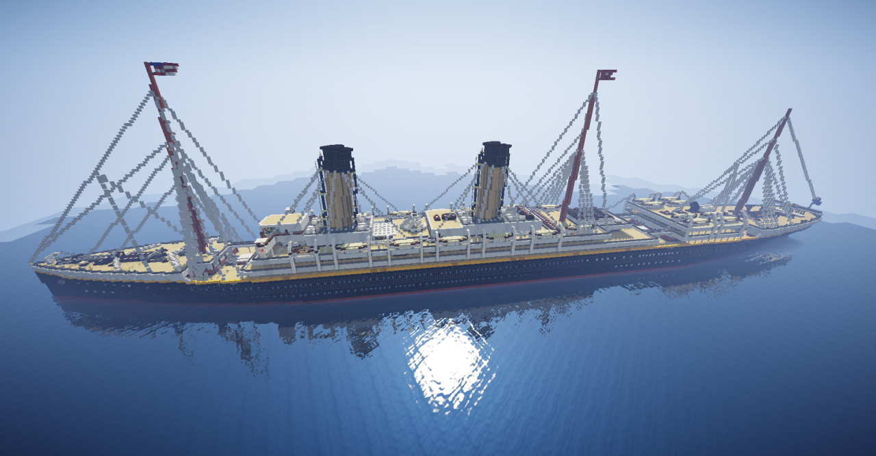 RMS Oceanic 1899 "Queen of the Seas" Exterior Model Minecraft Map