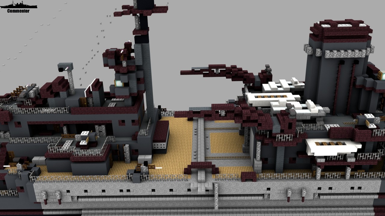 HMS Repulse 1:1 Scale (new version) Minecraft Map