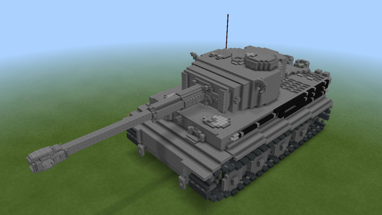 Tiger 1 Tank Creation (Download Available Now) Minecraft Map