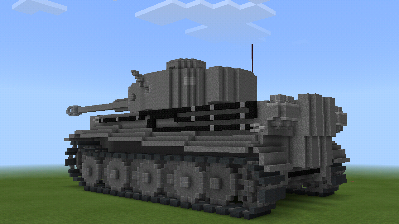 Tiger 1 Tank Creation (Download Available Now) Minecraft Map