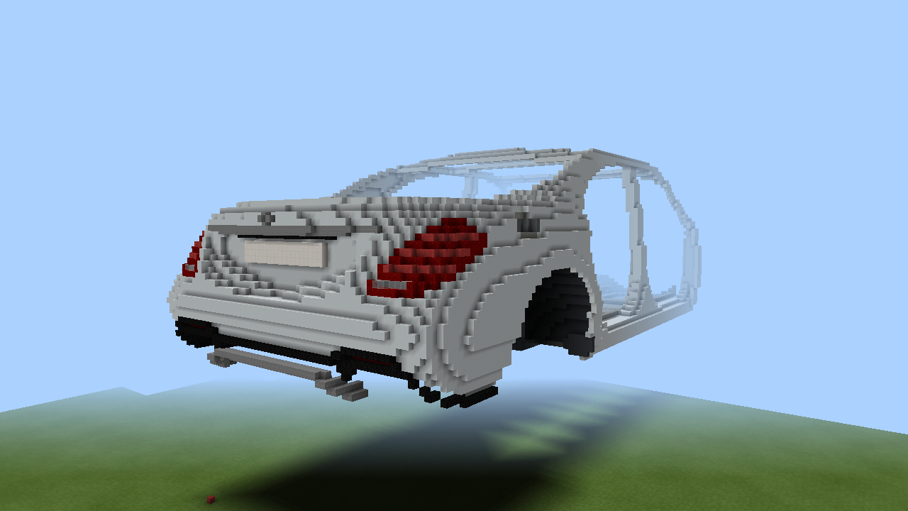 Mercedes-Benz S-class W222 Minecraft Map