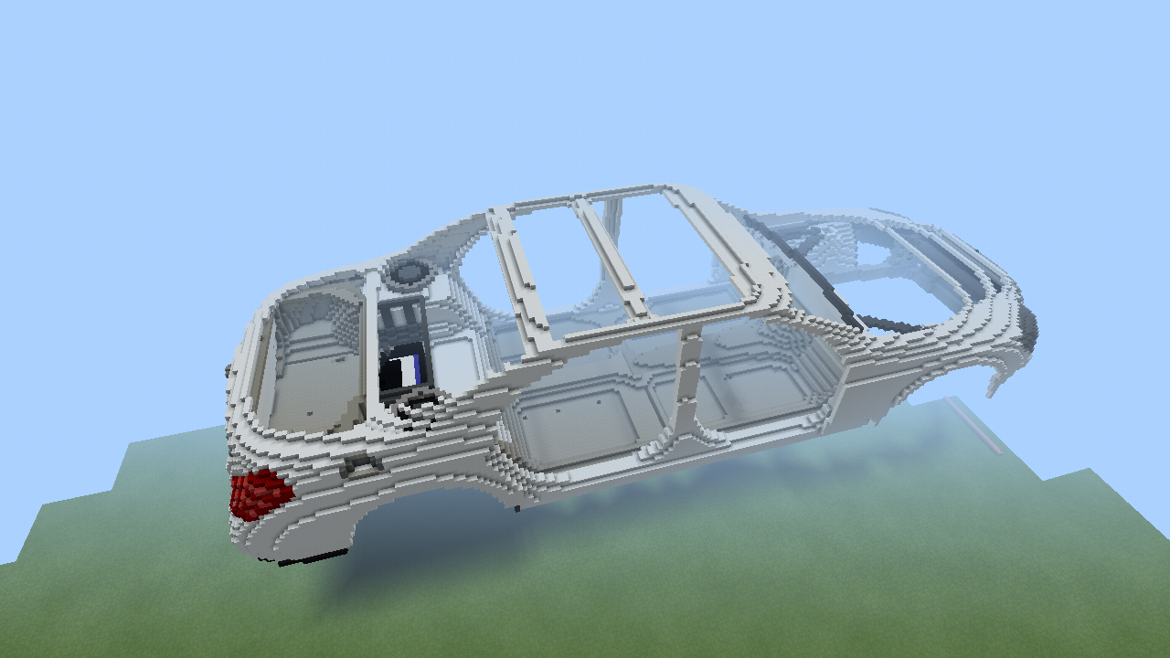 Mercedes-Benz S-class W222 Minecraft Map