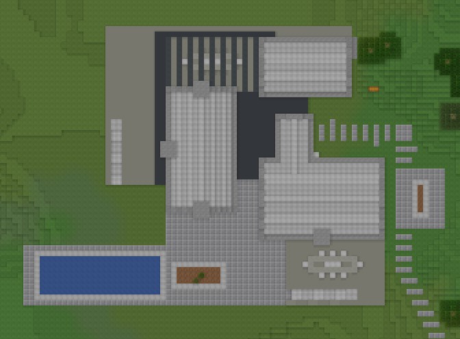 Scottish clean and modern house Minecraft Map