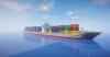 Fictional Container Ship Minecraft Map
