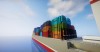 Fictional Container Ship Minecraft Map