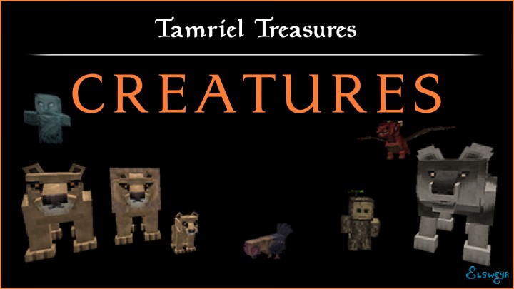 Tamriel Treasures - Creatures Minecraft Texture Pack