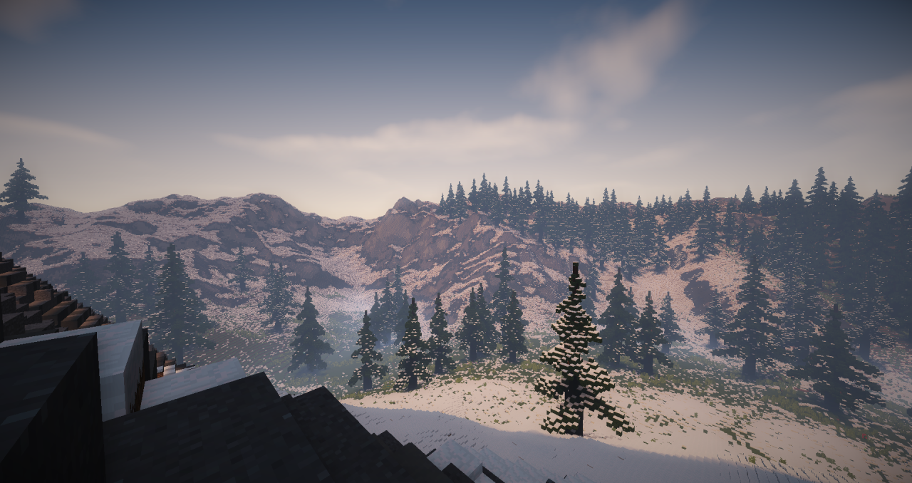 Snowy Mountain-2 by Dyl_Art [3000 x 3000] Minecraft Map