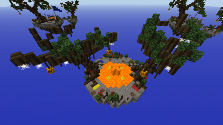 BedWars Burnt MAP+SCHEMATIC Minecraft Map