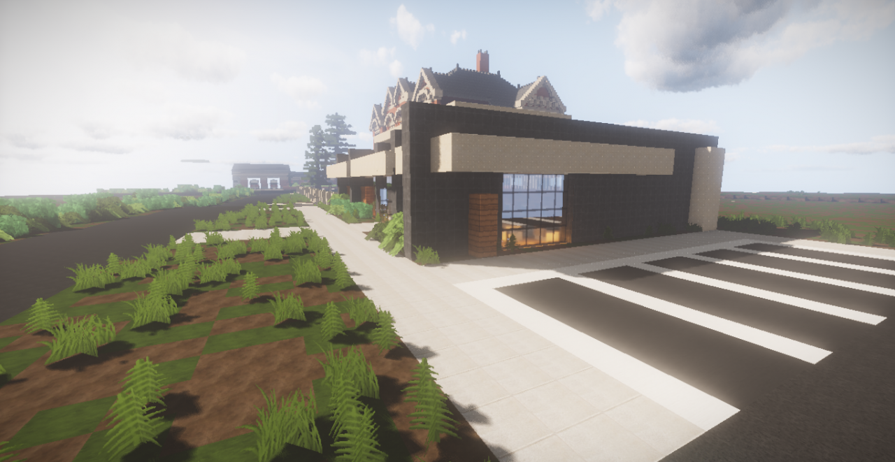 Dalewood Public Library (Somewhat Modern Style) Minecraft Map