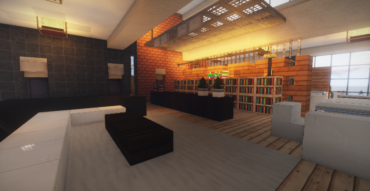 Dalewood Public Library (Somewhat Modern Style) Minecraft Map