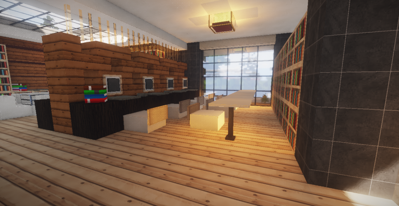 Dalewood Public Library (Somewhat Modern Style) Minecraft Map