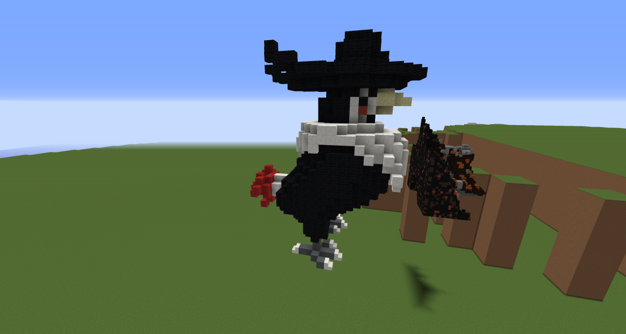 Honchkrow Pokemon Small Organic Minecraft Map