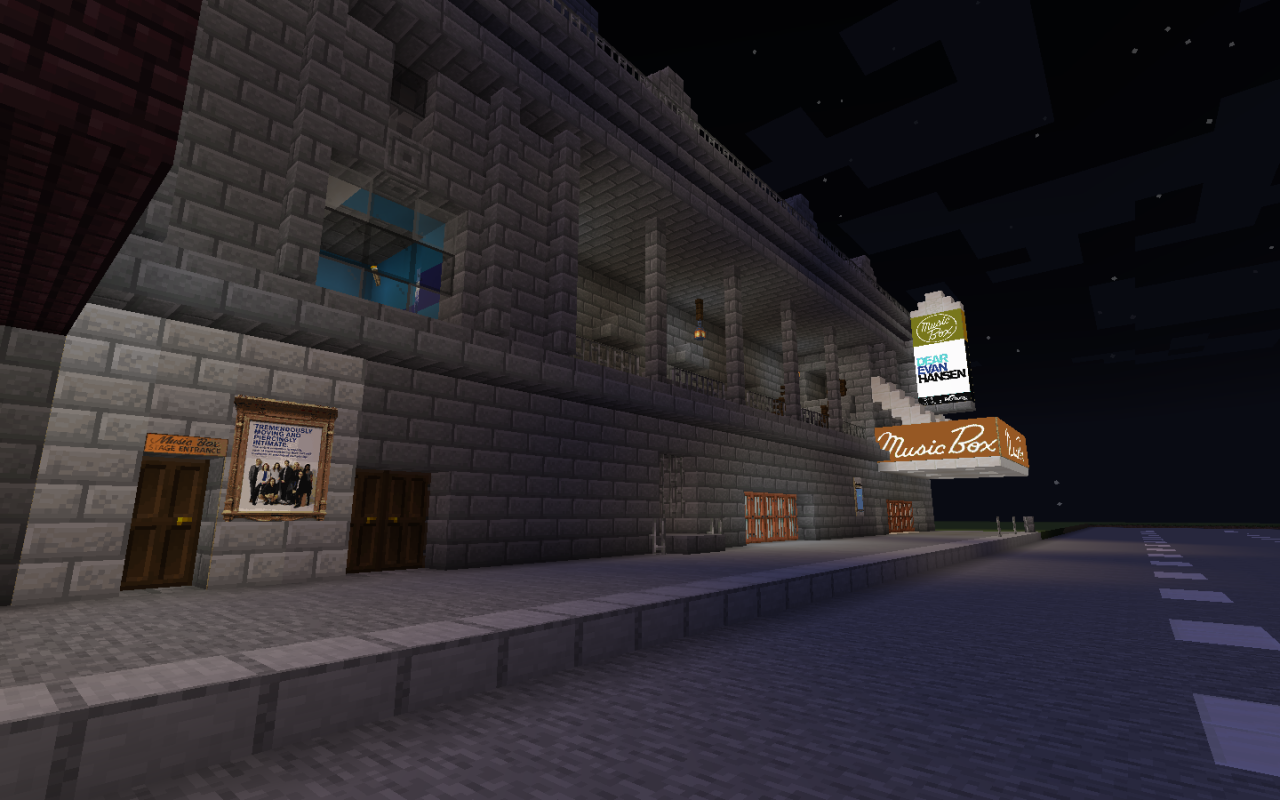 Music Box Theatre NYC Minecraft Map