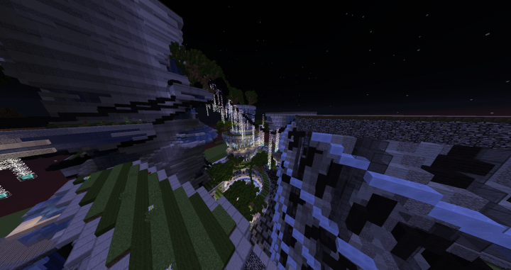 Futuristic Spawn Minecraft Map