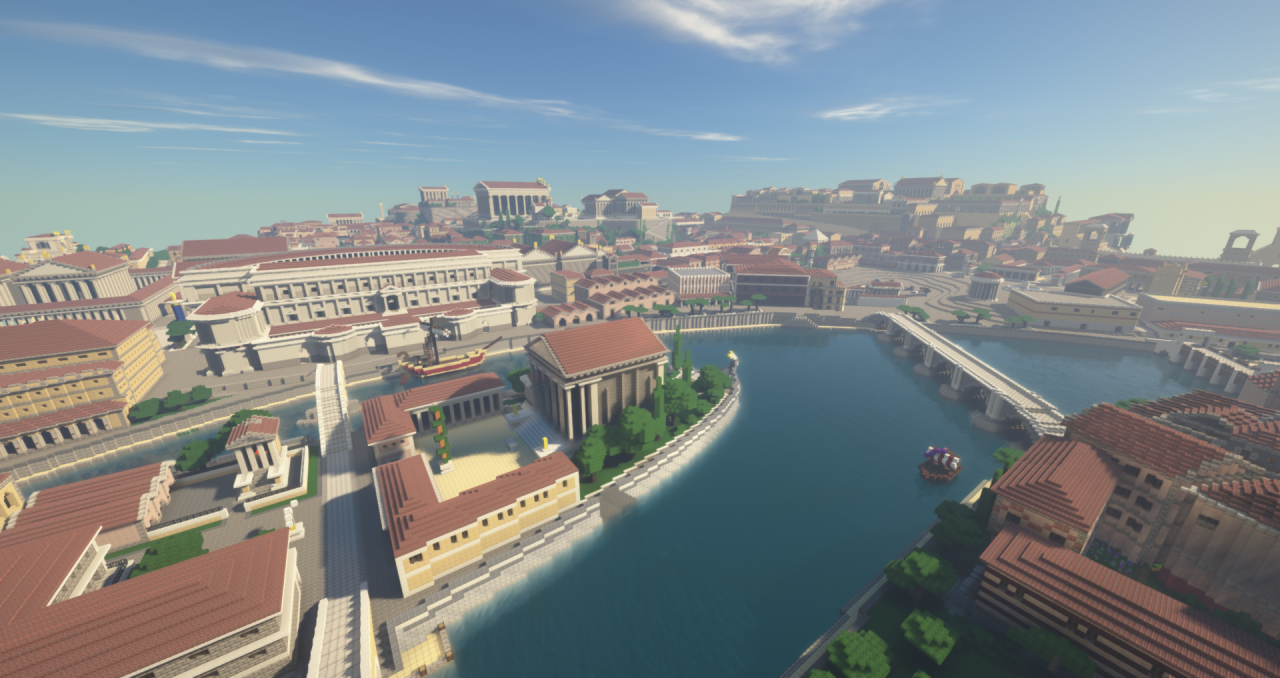Roma antiqua 320 A.D. Minecraft Map