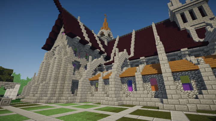 church upgraded/cathedral (base of build from andyisyoda) Minecraft Map