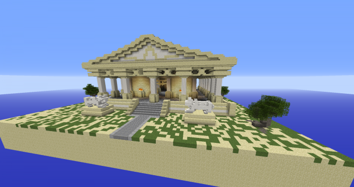 Greek Doric Temple Minecraft Map